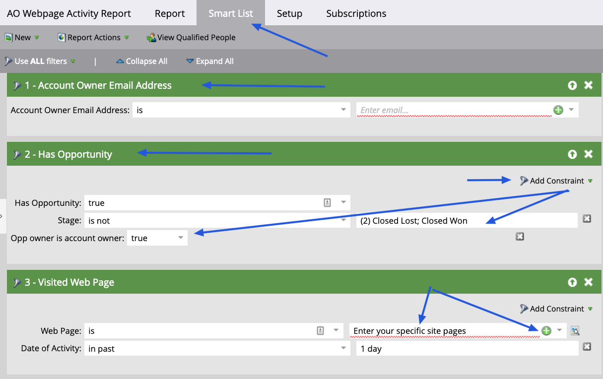 How to: Track Target Accounts Visiting the Website with Marketo